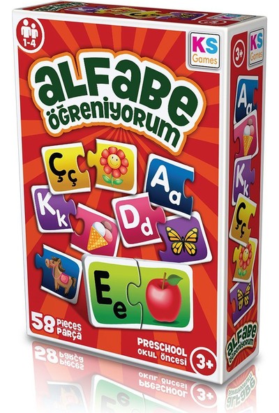KS AG257 Ks, Alfabe Öğreniyorum / +3 Yaş