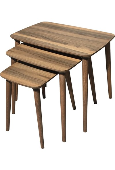 Dest Mobilya Sarp 3'lü Zigon Sehpa