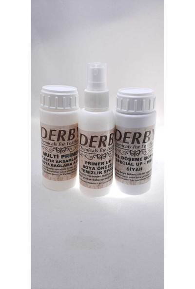 Derby Oto Torpido,tampon ,iç Kapı,plastik Aksan Bakım Boyama Seti Siyah