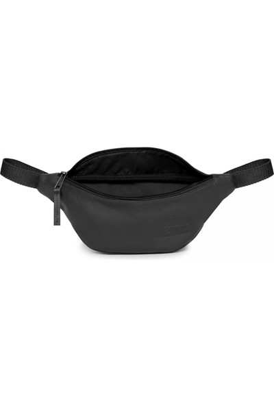 Eastpak EK074 Sprınger Hakiki Deri Bel Çantası (Black Auth Leather)