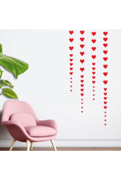 We Are Conseption Dekoratif Renkli Kalp Love Sticker Folyo Kırmızı 85 Adet We Are Conseption Dekoratif Renkli Kalp Love Sticker Folyo Kırmızı 85 Adet