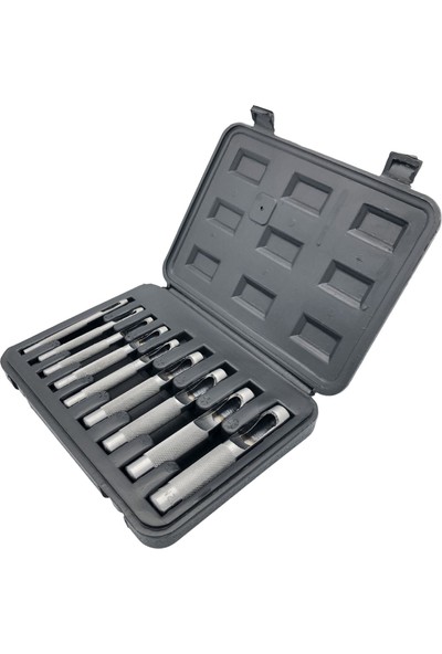 Gahome 9 Adet Deri Hollow Punch Set Deri Delik Delme Aracı (Yurt Dışından) Gahome 9 Adet Deri Hollow Punch Set Deri Delik Delme Aracı (Yurt Dışından)
