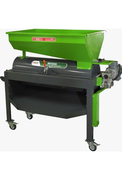 Rema BKS600 Sabit Devirli Badem Soyma Makinesi