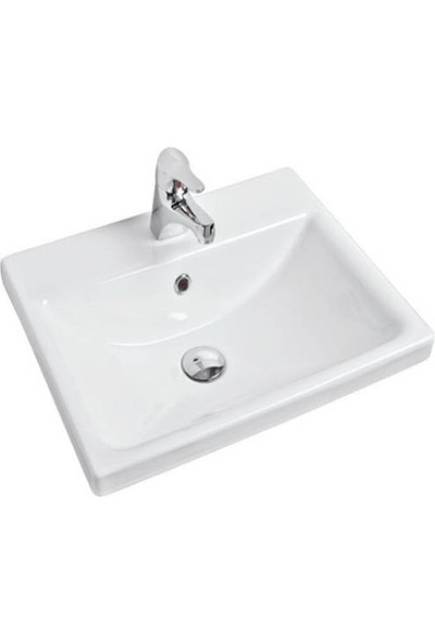 Şenpres Güral Vit 42X42 cm Tezgah Üstü Kare Lavabo Şenpres Güral Vit 42X42 cm Tezgah Üstü Kare Lavabo