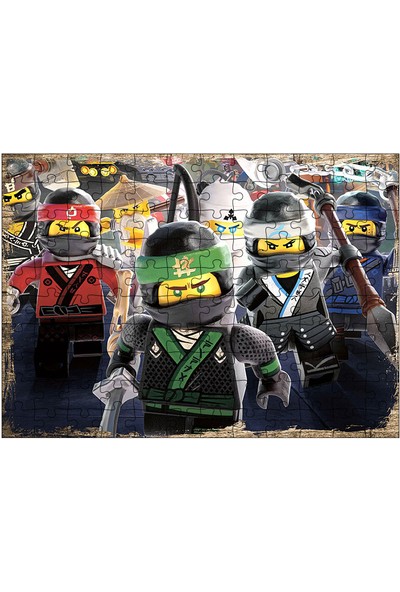 Tablomega Ahşap Mdf Puzzle Yapboz LEGO Ninjago Filmi 120 Parça 25*35 cm Tablomega Ahşap Mdf Puzzle Yapboz LEGO Ninjago Filmi 120 Parça 25*35 cm