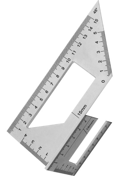 Gahome 45/90 Derece Düzeni Gönye Ölçer Alüminyum Alaşım Çok (Yurt Dışından) Gahome 45/90 Derece Düzeni Gönye Ölçer Alüminyum Alaşım Çok (Yurt Dışından)