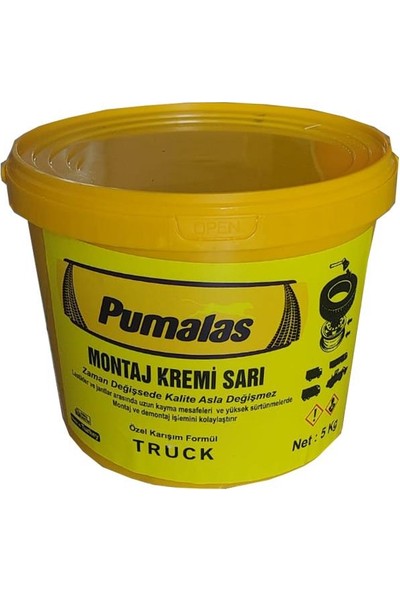 Yns Lastık Montaj Kremi Sarı(Plus) Yns 5 kg