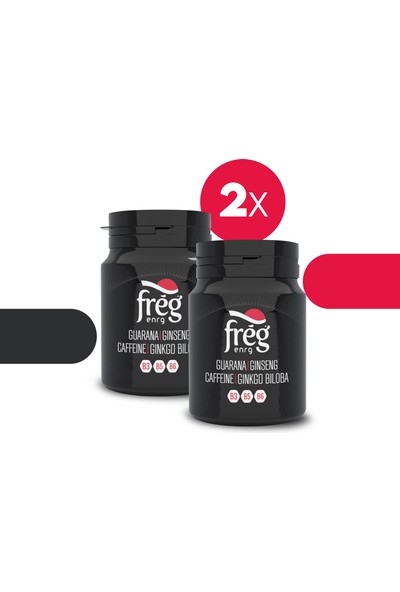 Frêg Freg Kafeinli Vitaminli Enerji Sakızı 2'lı Şekersiz ve Nane Aromalı Frêg Freg Kafeinli Vitaminli Enerji Sakızı 2'lı Şekersiz ve Nane Aromalı