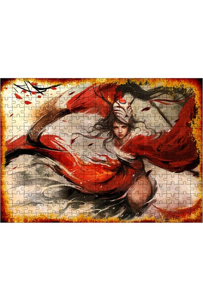 Tablomega Ahşap Mdf Puzzle Yapboz Lol Blood Moon Akali 255 Parça 35*50 cm Tablomega Ahşap Mdf Puzzle Yapboz Lol Blood Moon Akali 255 Parça 35*50 cm