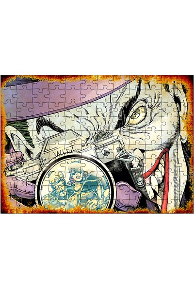 Tablomega Ahşap Mdf Puzzle Yapboz Fotoğraf Çeken Joker 120 Parça 25*35 cm