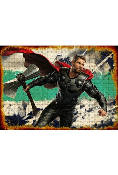 Tablomega Ahşap Mdf Puzzle Yapboz Avengers Thor Oyun Sonu 500 Parça 50*70 cm Tablomega Ahşap Mdf Puzzle Yapboz Avengers Thor Oyun Sonu 500 Parça 50*70 cm