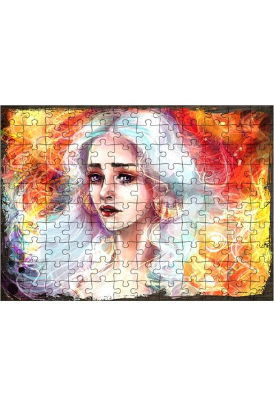 Tablomega Ahşap Mdf Puzzle Yapboz Beyaz Saçlı Kadın 120 Parça 25*35 cm Tablomega Ahşap Mdf Puzzle Yapboz Beyaz Saçlı Kadın 120 Parça 25*35 cm