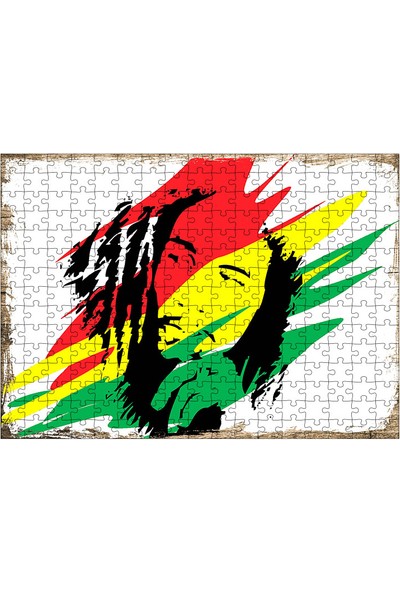 Tablomega Ahşap Mdf Puzzle Yapboz Bob Marley 255 Parça 35*50 cm Tablomega Ahşap Mdf Puzzle Yapboz Bob Marley 255 Parça 35*50 cm