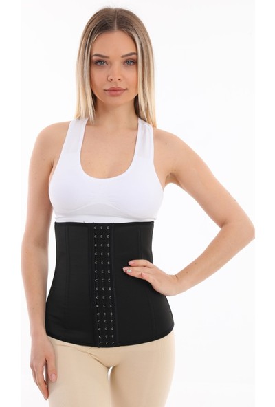 Emba Korse Bel Destekleyici Inceltici Lateks Doğum Sonrası Göbek Korsesi