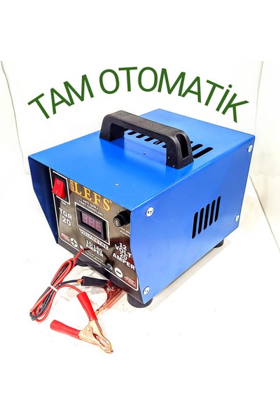 Pro Lefs Tam Otomatik Akü Şarj Cihazı 12 V 20 Amper Dijital Göstergeli 180 Ampere Kadar Şarj Pro Lefs Tam Otomatik Akü Şarj Cihazı 12 V 20 Amper Dijital Göstergeli 180 Ampere Kadar Şarj