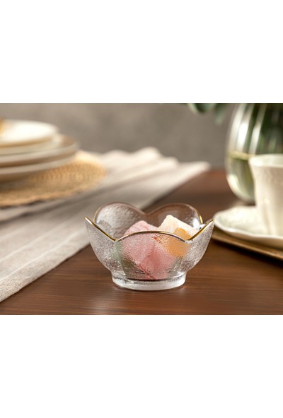 English Home Ava Cam Çerezlık 8 cm Şeffaf