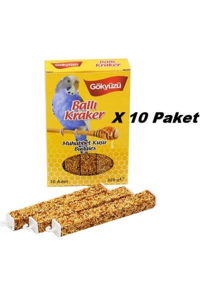 Gökyüzü Ballı Kraker 320 gr 10'lu 10 Paket