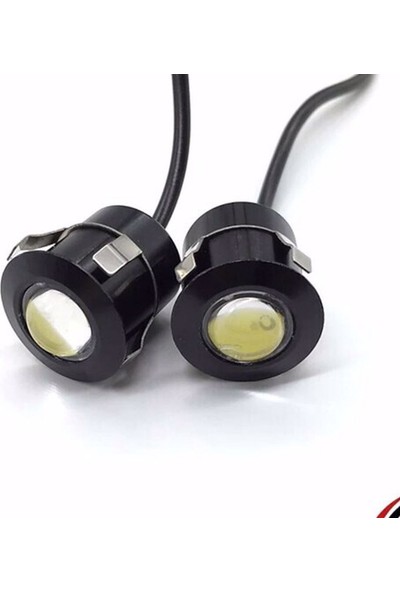 Eraks Car Accesorıes Ayna Altı Kartal Gözü LED Delmeli - Beyaz Eraks Car Accesorıes Ayna Altı Kartal Gözü LED Delmeli - Beyaz