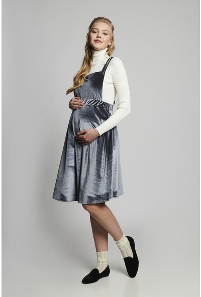 Brisa Salopet Etek - Gri