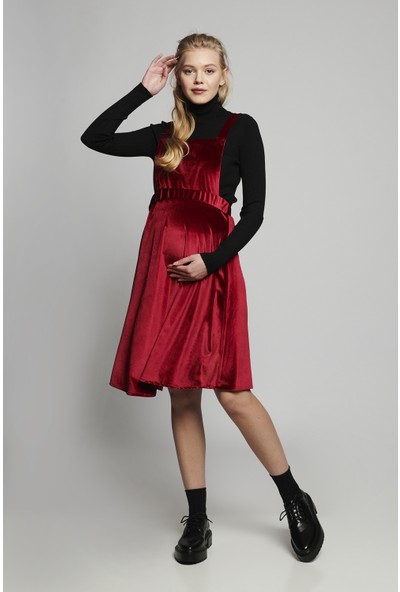 Brisa Salopet Etek - Bordo