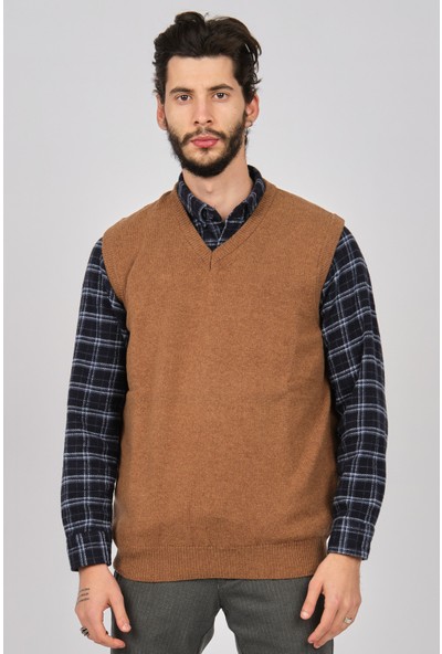 Arslan Arslanlı Erkek Lambswool V Yaka Süveter 0767991 Oranj Arslan Arslanlı Erkek Lambswool V Yaka Süveter 0767991 Oranj