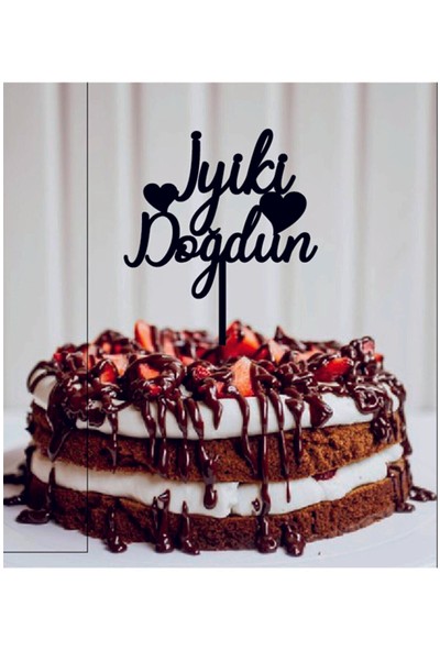 Iyi Ki Doğdun Ahşap Pasta Çubuğu