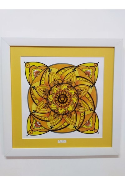 Karın Çakra Mandala Tablo