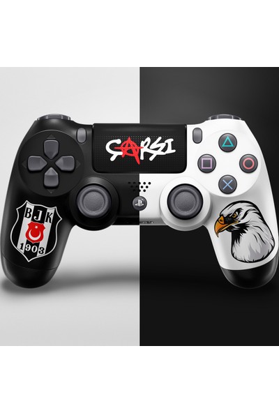 Galaktik Goril Ps4 Dualshock4 Beşiktaş Çarşı Desenli Oyun Kolu Galaktik Goril Ps4 Dualshock4 Beşiktaş Çarşı Desenli Oyun Kolu