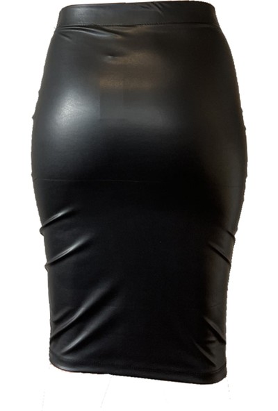 Midilli The Midilli / Siyah Deri Kalem Etek