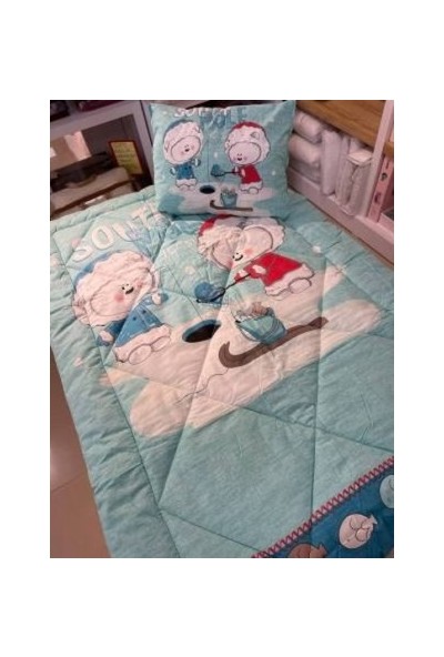 Ete Evteks Dolu Yastıklı Bebek Yorgan Set 055 869929700125100