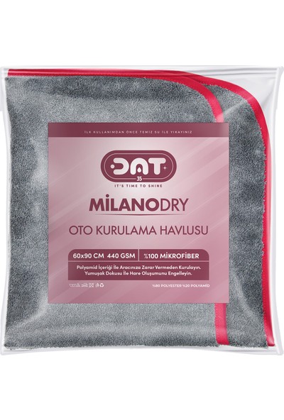 Dat35 Milanodry 60CMX90CM Mikrofiber Oto Kurulama Havlusu Araç Yıkama Bezi Araba Temizlik Havlusu 440GSM Dat35 Milanodry 60CMX90CM Mikrofiber Oto Kurulama Havlusu Araç Yıkama Bezi Araba Temizlik Havlusu 440GSM