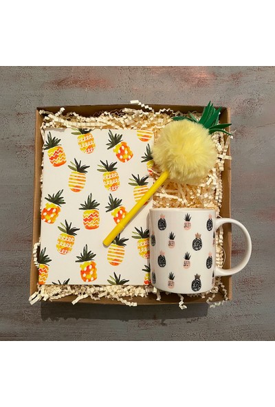 Unuttum Sanma Ananas Konseptli Kutu Hediye - Kız Arkadaşa Hediye Kutusu Unuttum Sanma Ananas Konseptli Kutu Hediye - Kız Arkadaşa Hediye Kutusu