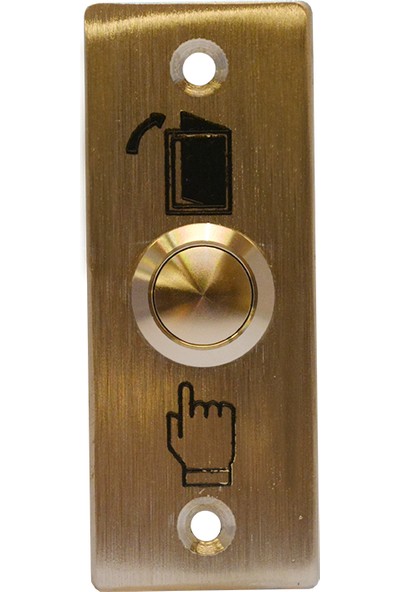 Omega Paslanmaz Çıkış Butonu Tek Kontak