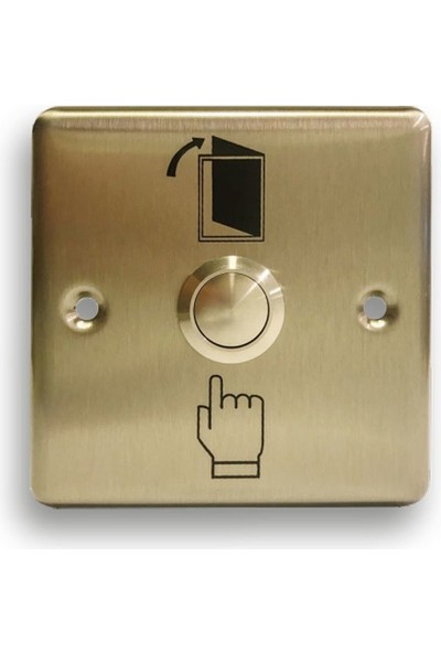 Omega Paslanmaz Çıkış Butonu