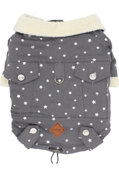 Pawstar Yıldız Gabardin Ceket Küçük Irk Köpek Kıyafeti 2xl