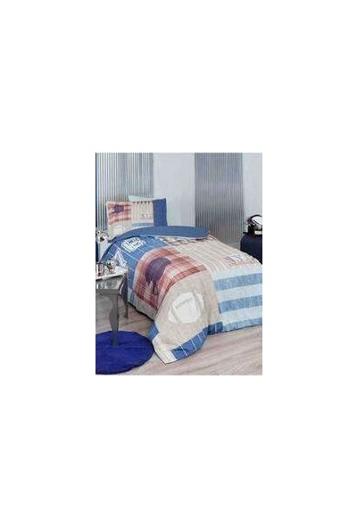 Özdilek Seatle Mavi Pike Takımı Tek Kişilik