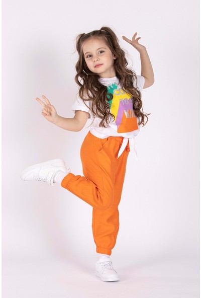 DMB SPORT 2591 Çocuk Kız Takım Dmb - Oranj - 5-6 Yaş