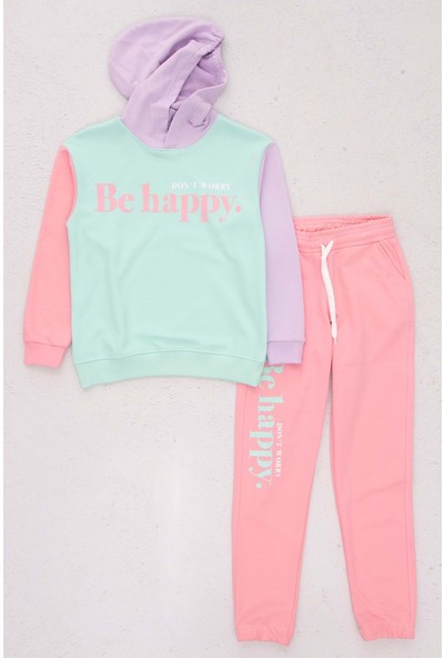 DMB SPORT 9427 Kız Çocuk Eşofman Takım Dmb - Mint - 12-13 Yaş