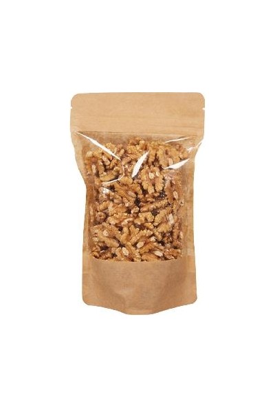 Baypack Doypack Kraft Pencereli Kilitli 20 x 30 x 10 (100 Adet)