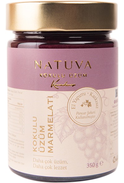 Natuva Kokulu Üzüm Marmelatı 350 G Natuva Kokulu Üzüm Marmelatı 350 G