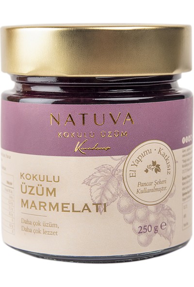 Natuva Kokulu Üzüm Marmelatı 250 G Natuva Kokulu Üzüm Marmelatı 250 G