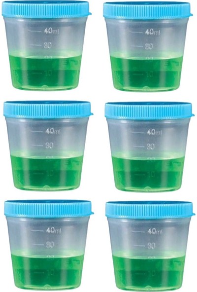 Isolab Geçme Kapaklı 40ML Saklama Kabı (Numune Kabı) 6'lı Isolab Geçme Kapaklı 40ML Saklama Kabı (Numune Kabı) 6'lı