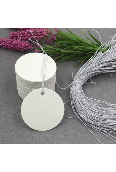 Dekorden Yuvarlak Etiket, 100 Adet