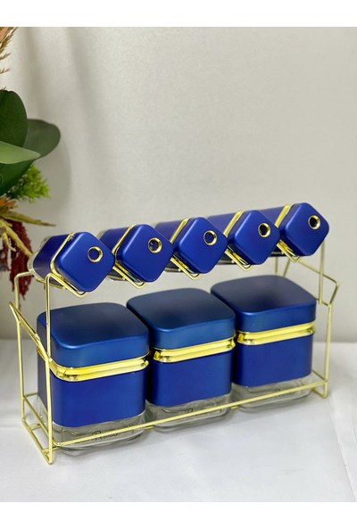 Perotti 12612 Carpıce 8 Li Baharatlık Mavi