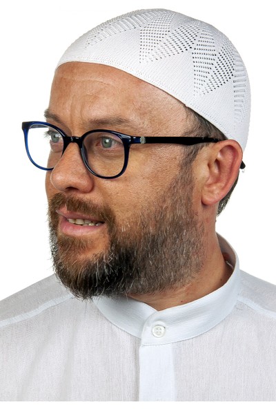 Berra Çelik Örme Dantel Namaz Takkesi Beyaz 1 Adet Berra Çelik Örme Dantel Namaz Takkesi Beyaz 1 Adet
