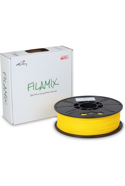 Filamix 3D Yazıcı / Kalem Için 1 kg Pla Filament Sarı Filamix 3D Yazıcı / Kalem Için 1 kg Pla Filament Sarı