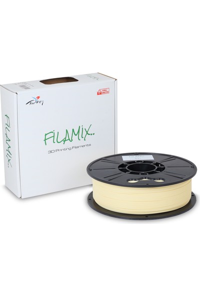 Filamix 3D Yazıcı / Kalem Için 1 kg Pla Filament Krem Filamix 3D Yazıcı / Kalem Için 1 kg Pla Filament Krem