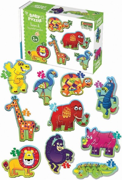 Dıytoy 1727 Dıytoy, Baby Puzzle- Orman Hayvanları