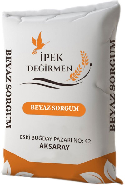 İpek Değirmen Beyaz Sorgum Güvercin Kuş Yemi 3 kg İpek Değirmen Beyaz Sorgum Güvercin Kuş Yemi 3 kg