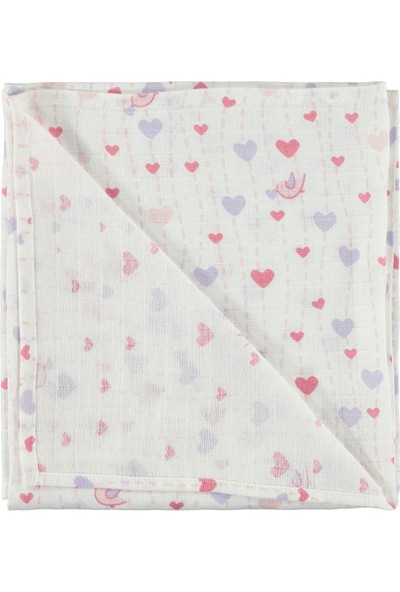 Civil Baby Çok Amaçlı Müslin Bebek Örtüsü 80X80 cm Ekru
